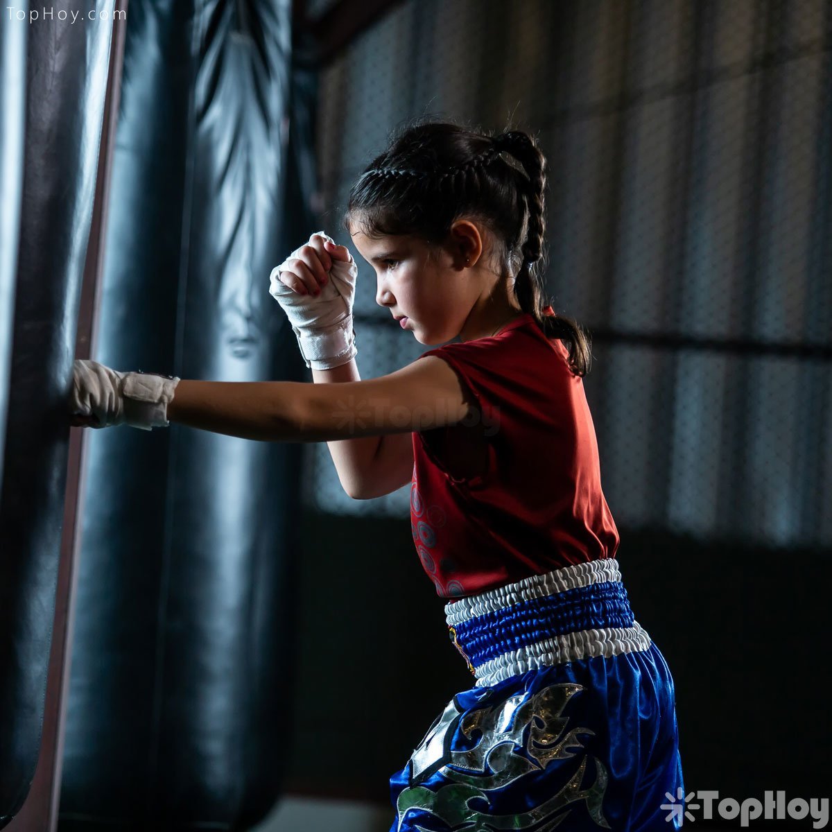 nina-boxeo-practicando - TopHoy