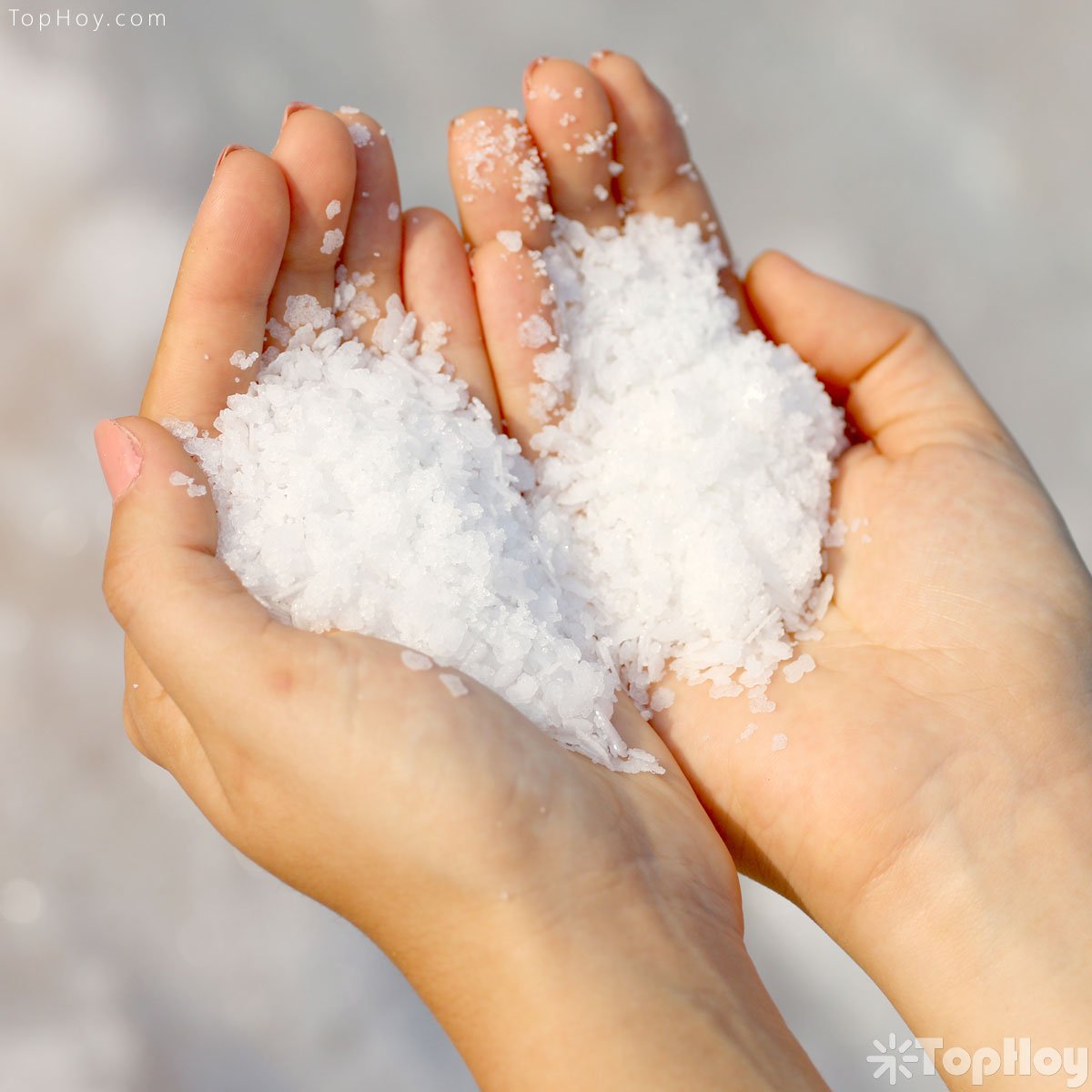 sal en la mano - TopHoy