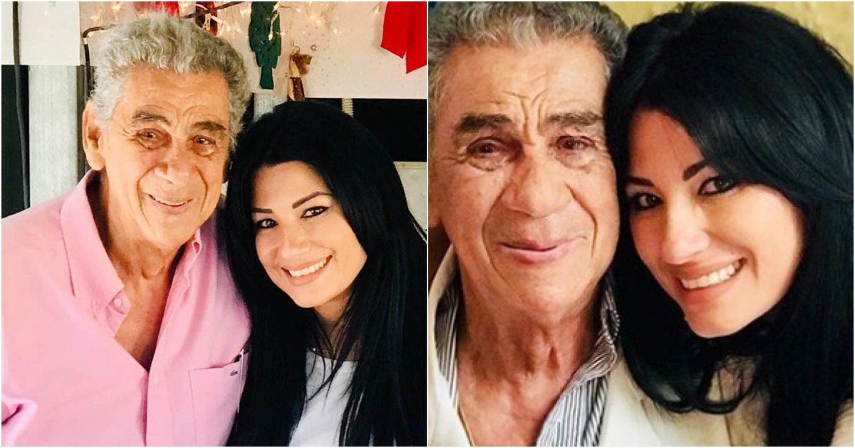 Heydy González felicita a Jorge Losada por sus 90 años de vida