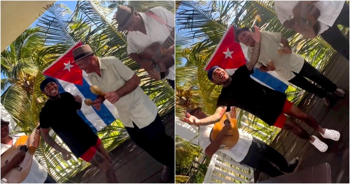 Rapero Tekashi baila al ritmo de Celia Cruz durante su visita en Cuba